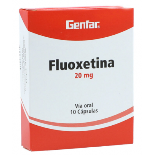 Fluoxetina 20 Mg Caja X 10 Cápsulas